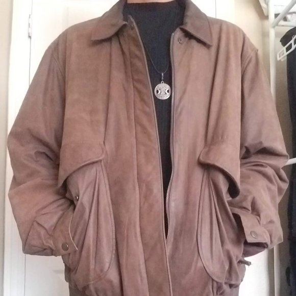 Hunt Club | Jackets & Coats | Vintage Leather Jacket Hunt Club Jacket ...